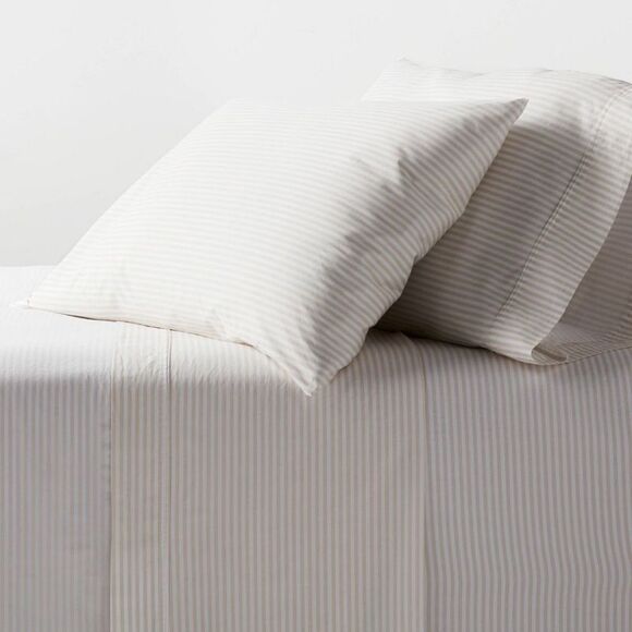 Threshold | Bedding | Threshold Queen Organic Percale Sheet Set ...